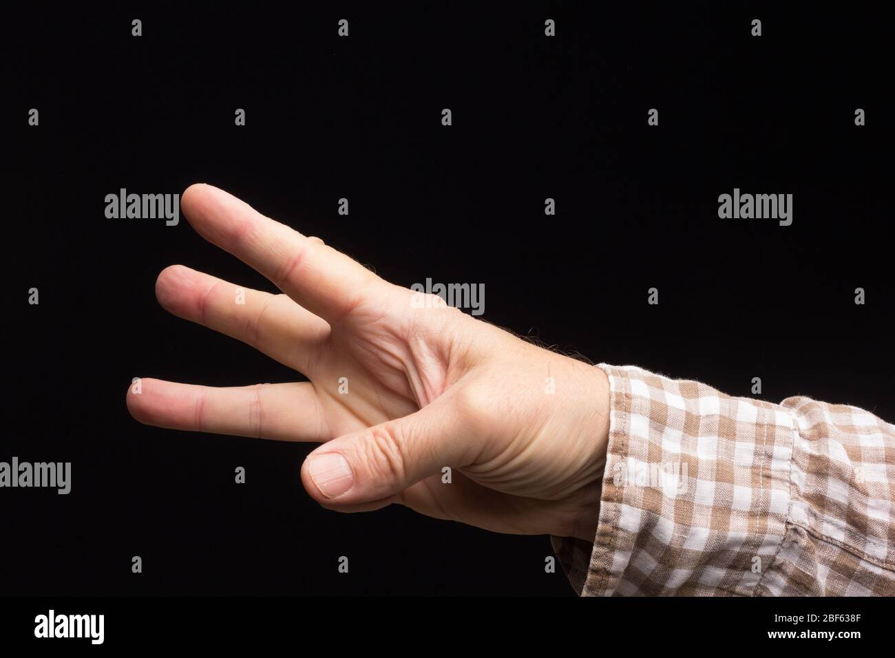 Finger signals hi-res stock photography and images - Alamy