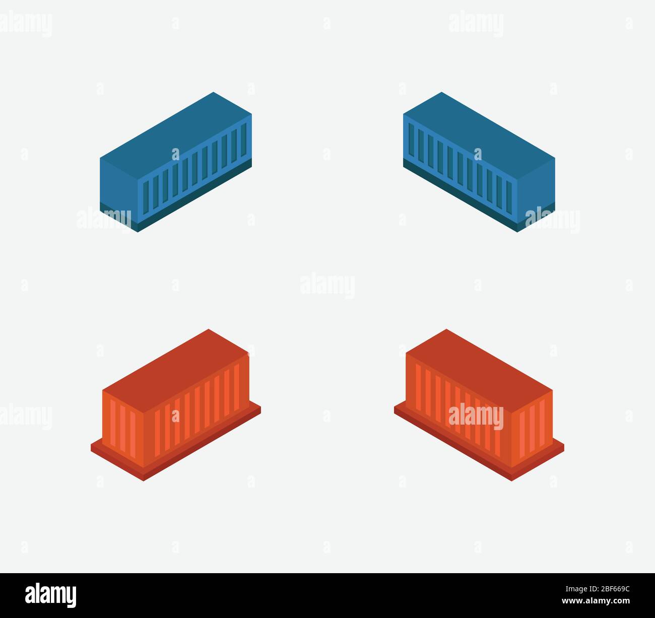 container icon illustrated in vector on white background Stock Vector ...