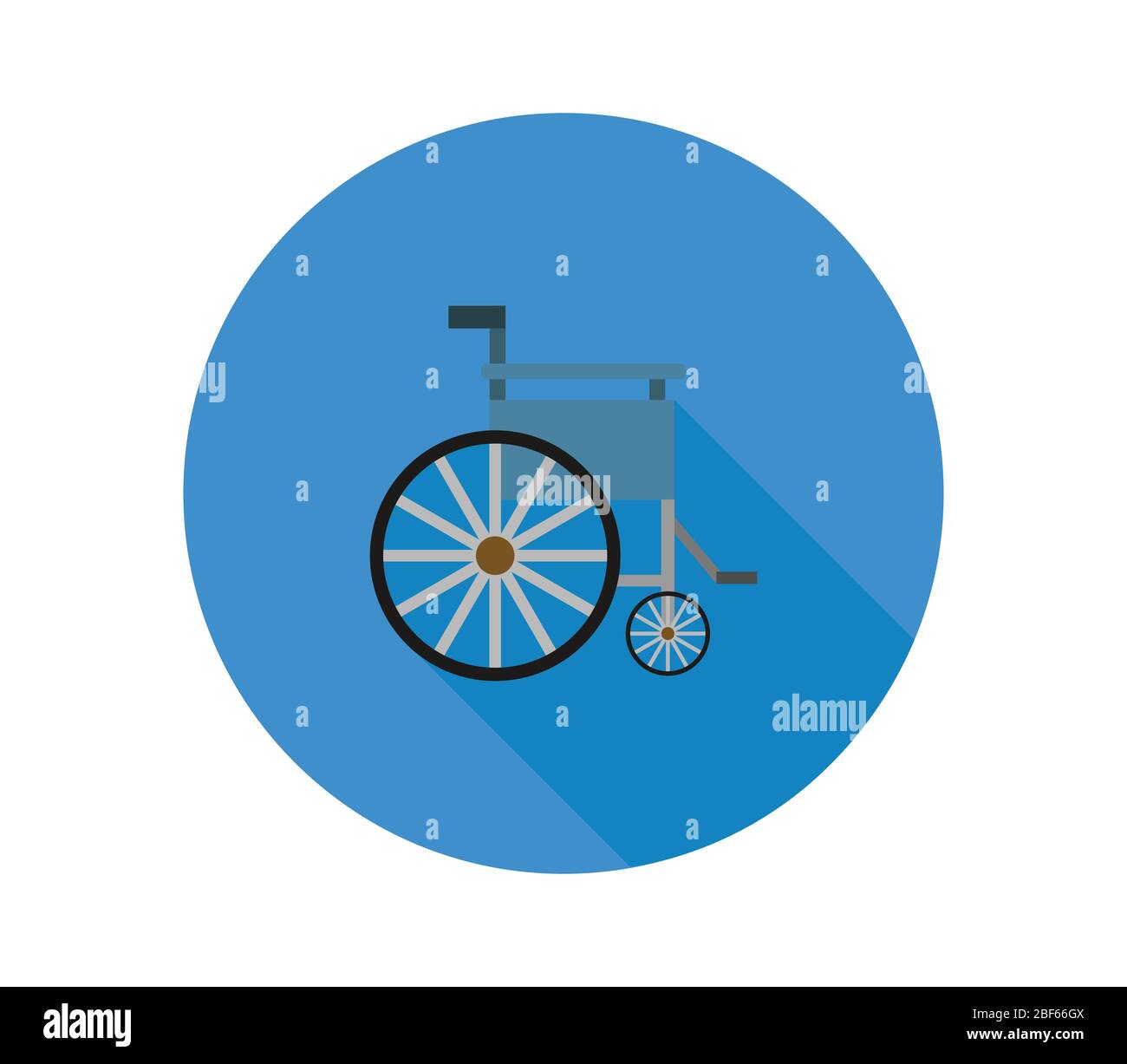 wheelchair icon illustrated in vector on white background Stock Vector ...