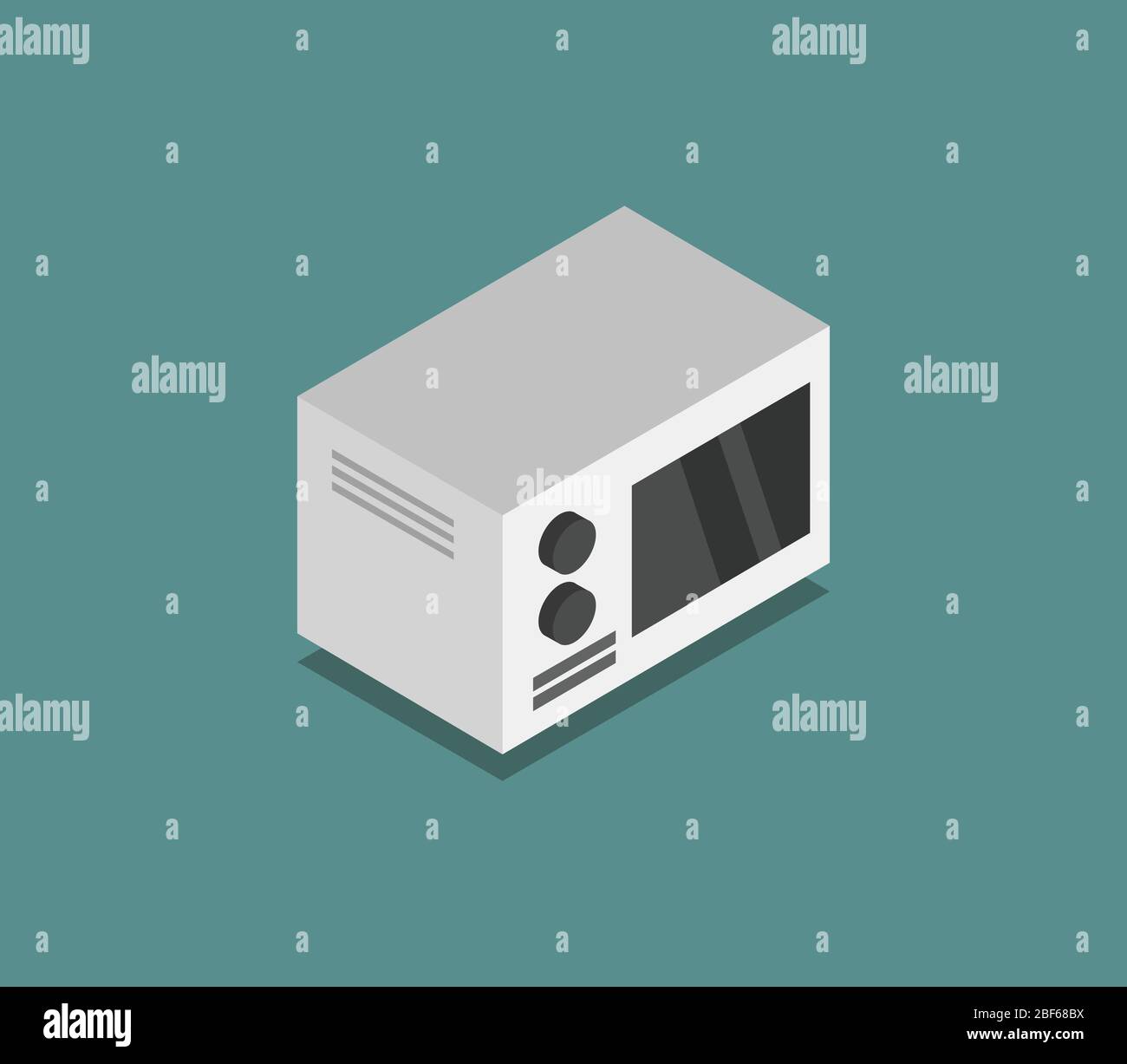 oven isometric icon illustrated in vector on white background Stock ...