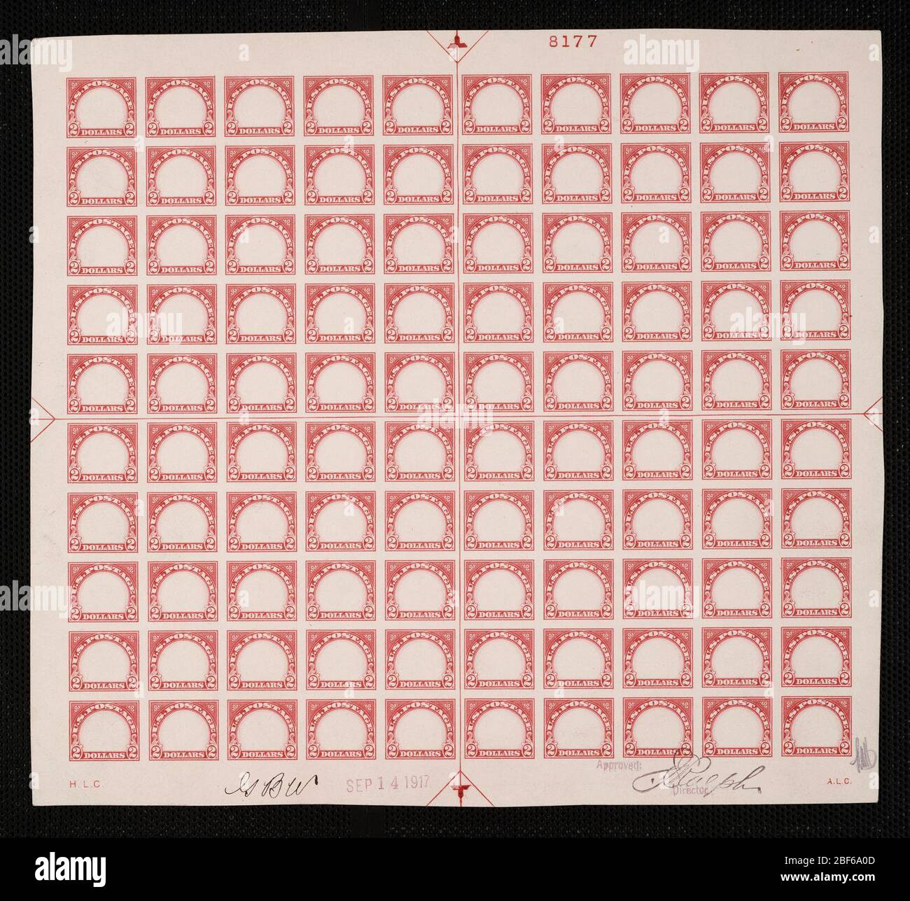 2 Franklin plate proof frame only. Certified plate proofs are the last ...