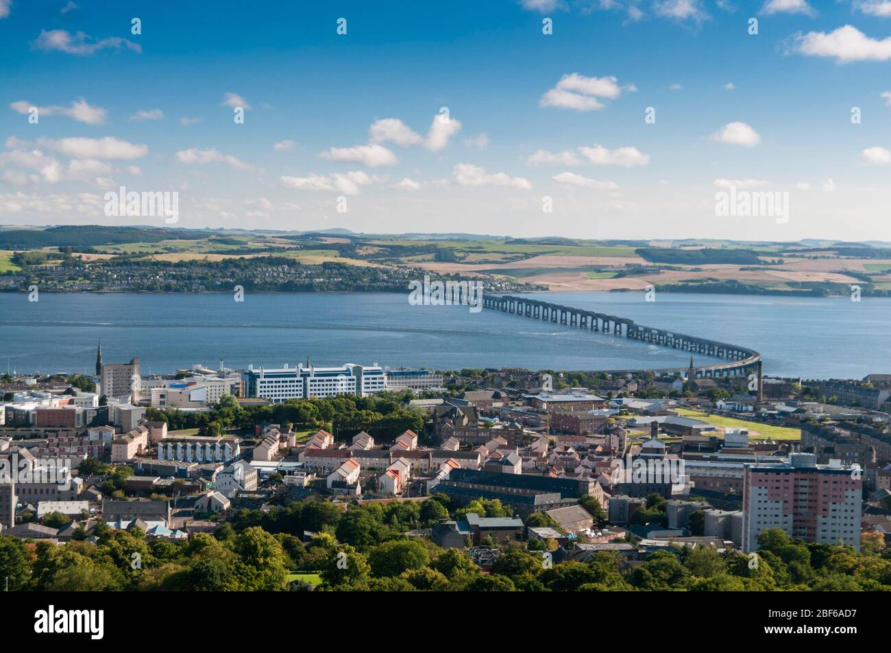 view from observatory of Dundee city Stock Photo - Alamy