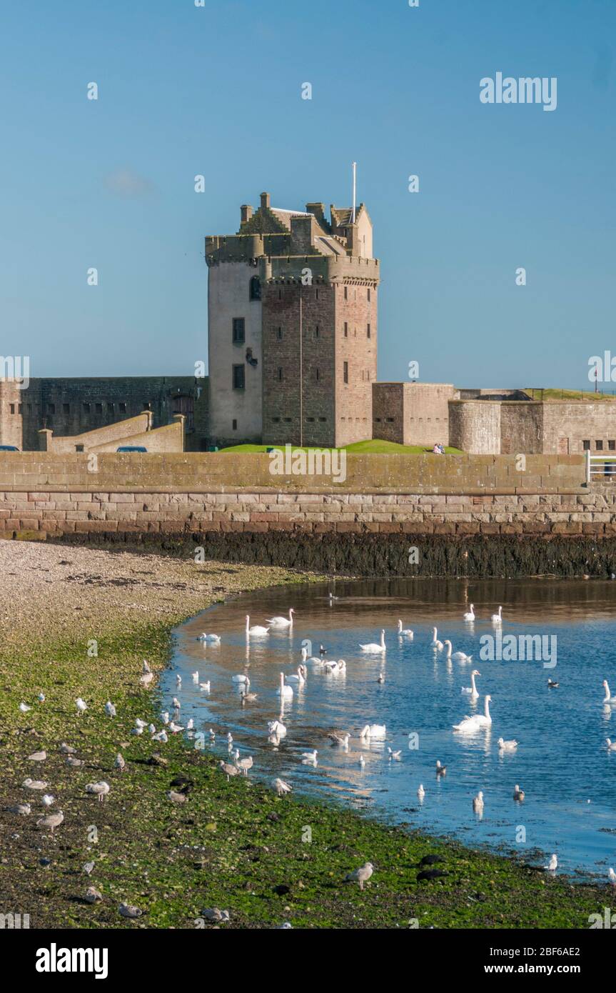 Broughty Ferry Castle Stock Photo - Alamy