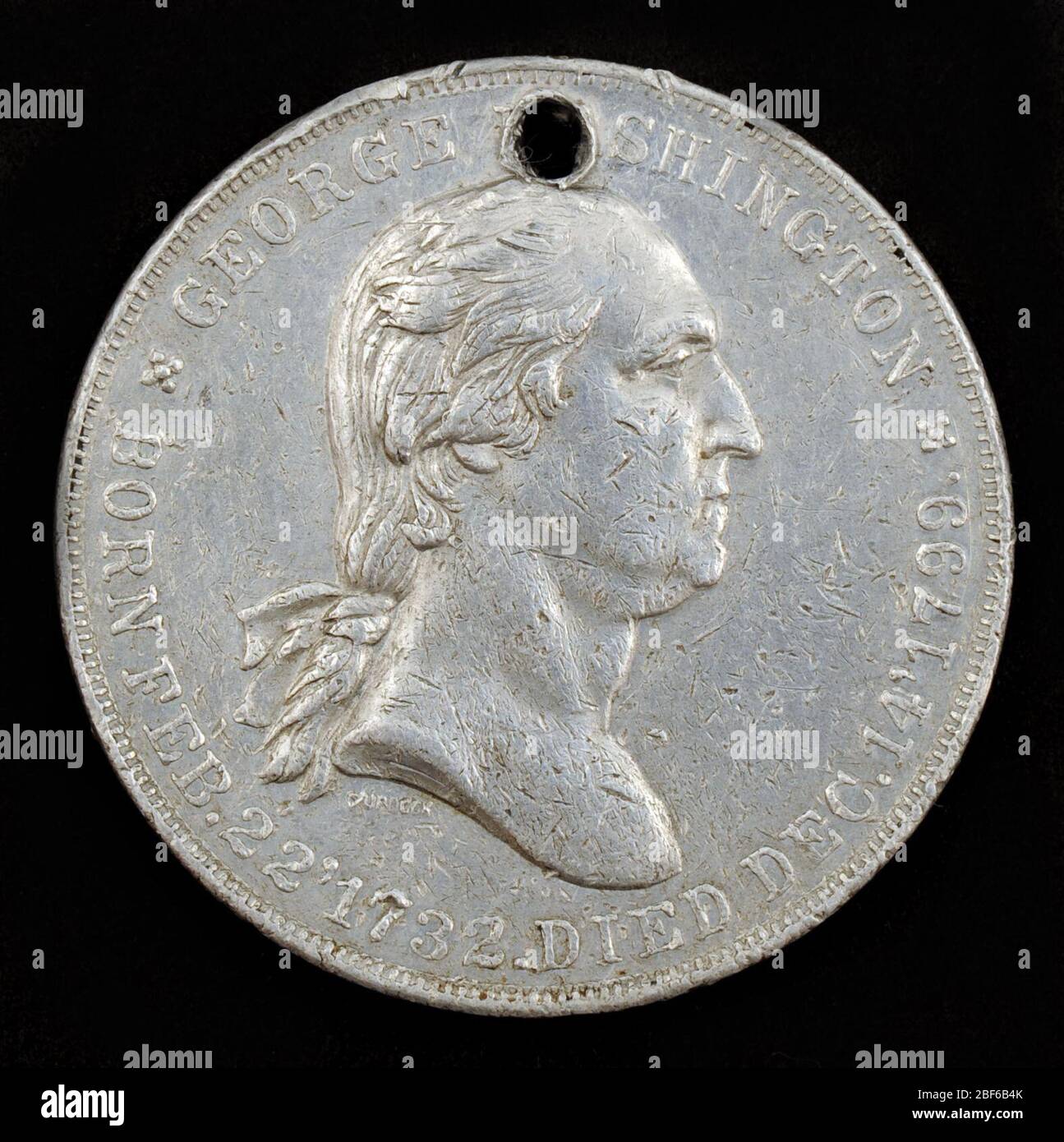 George Washington Medal Owney tag. Owney received this advertising ...