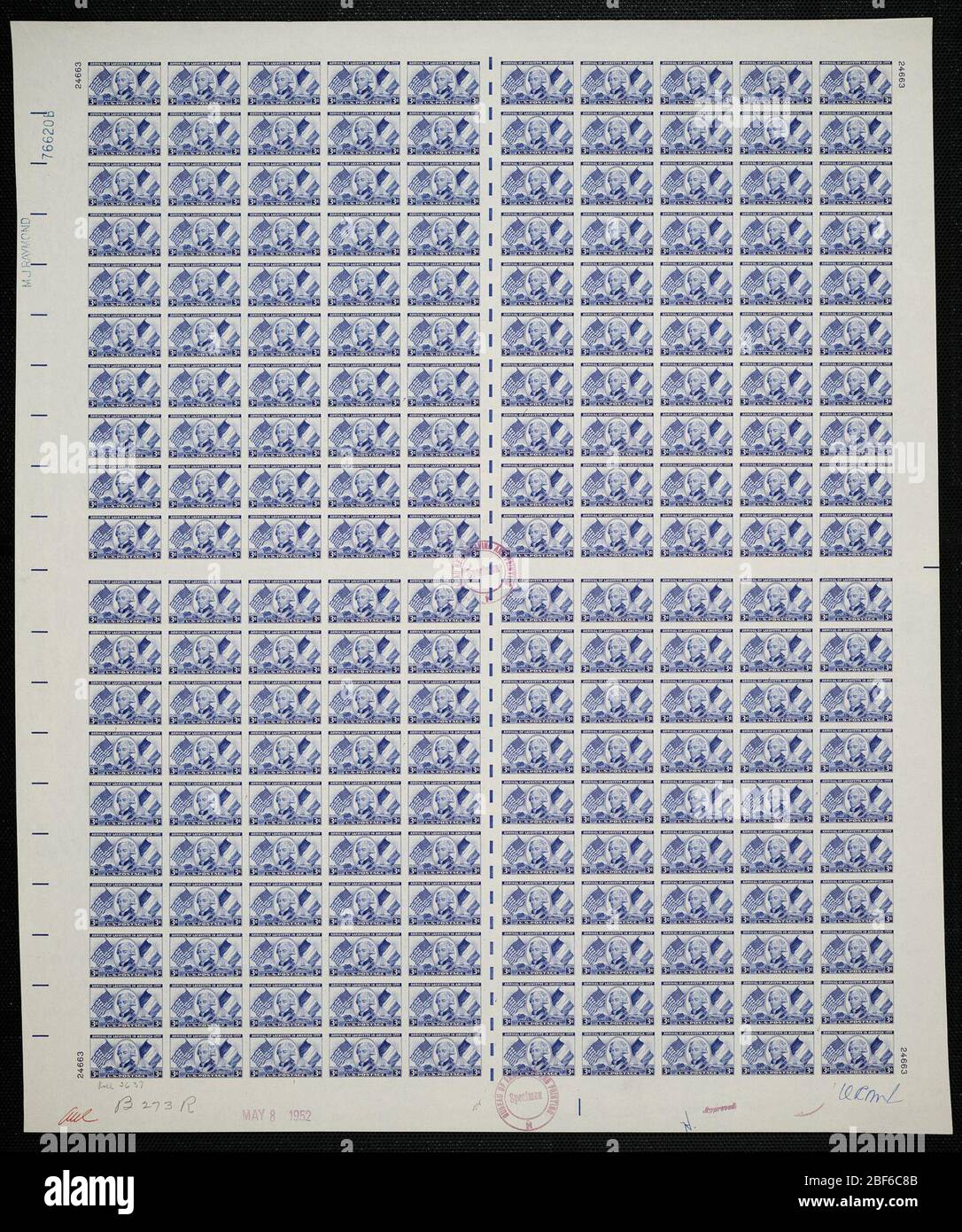 3c Marquis de Lafayette plate proof. Certified plate proofs are the ...