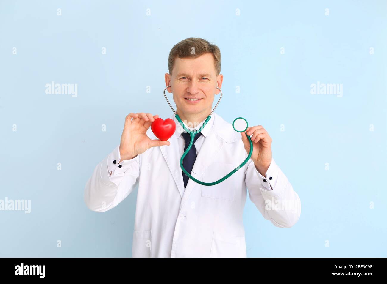 Male cardiologist on color hi-res stock photography and images - Alamy