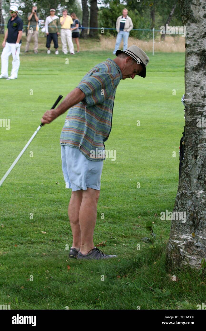 Golf follow through hi-res stock photography and images - Alamy