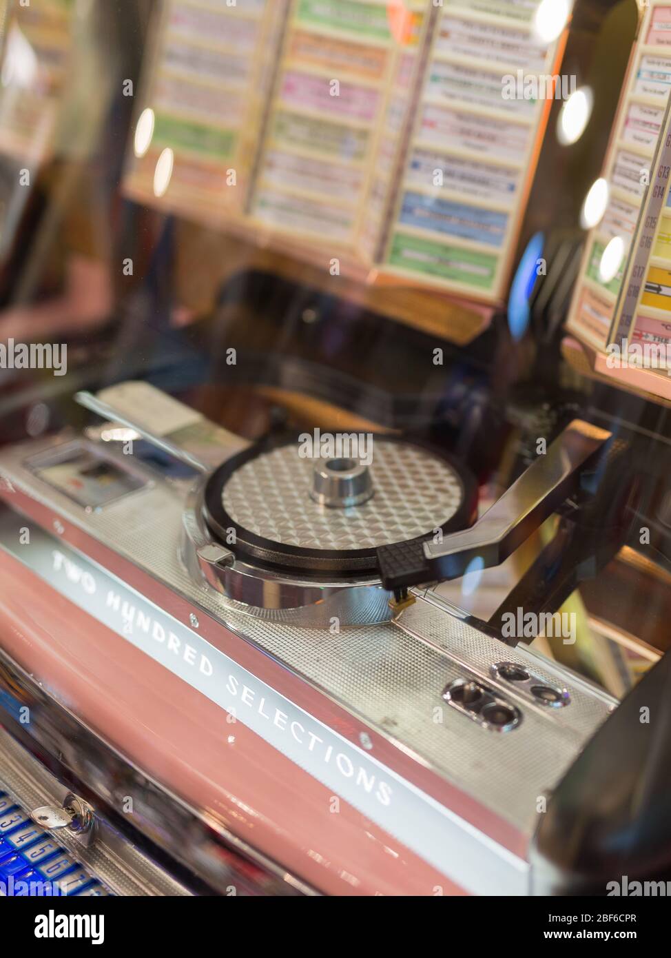 Details of Retro Jukebox: Music and Dance in the 1950s Stock Photo - Alamy