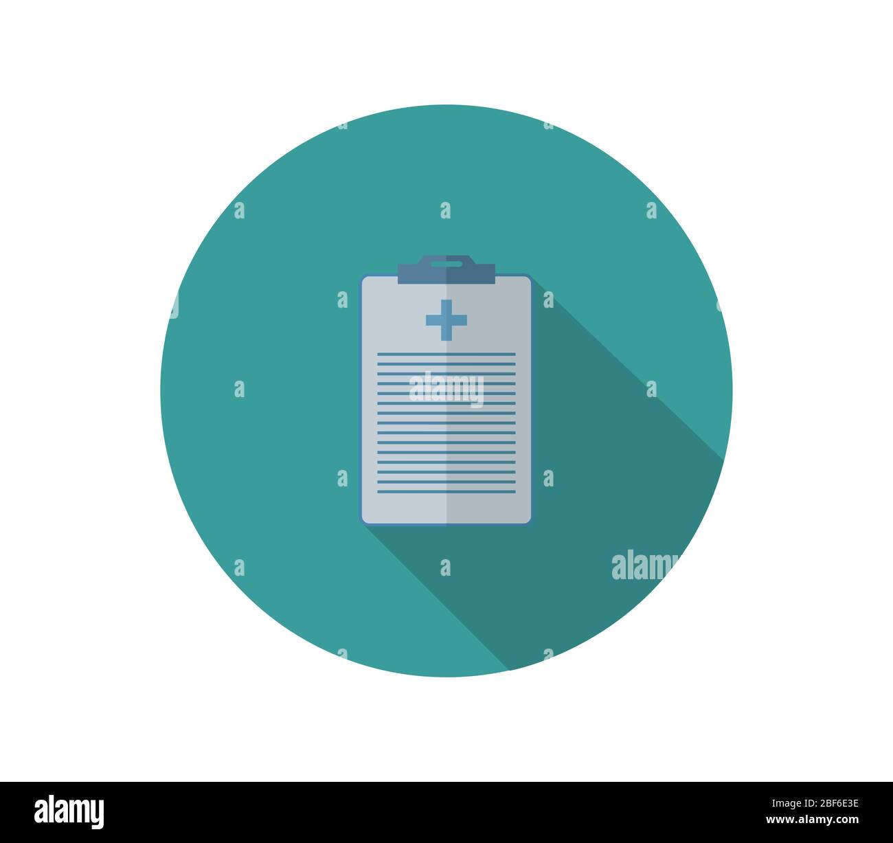 medical report icon illustrated in vector on white background Stock ...