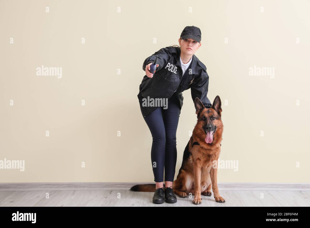 German policewoman portrait hi-res stock photography and images - Alamy