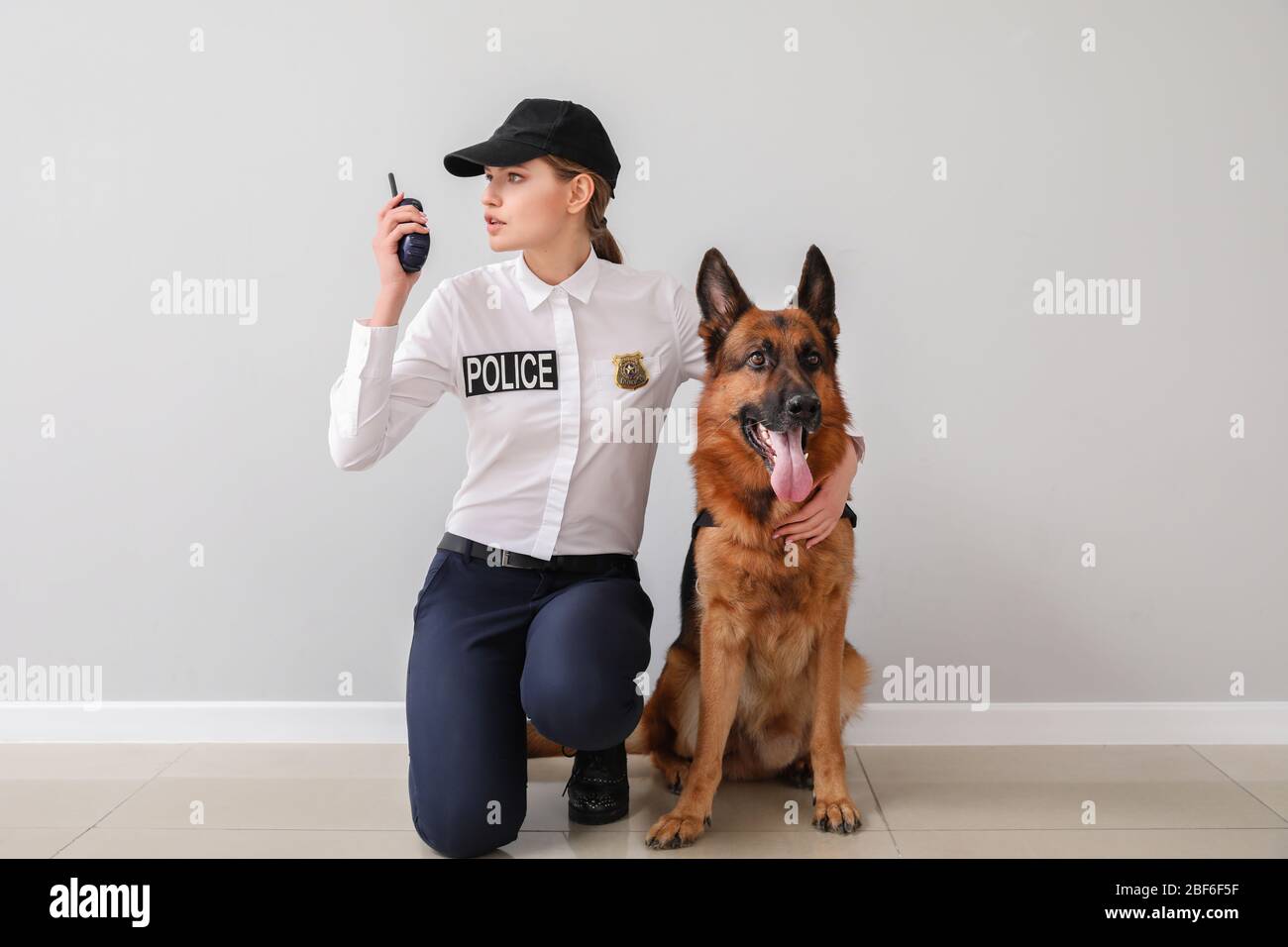 German policewoman portrait hi-res stock photography and images - Alamy