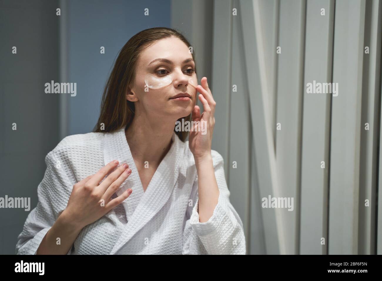 Beautiful lady under eyes hi-res stock photography and images - Alamy