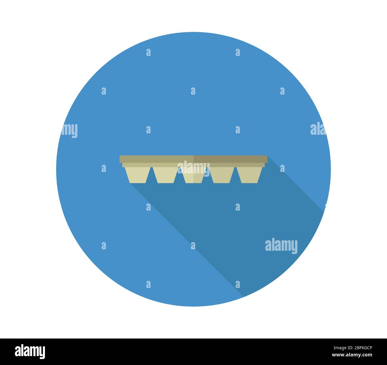ice tray icon illustrated in vector on white background Stock Vector ...