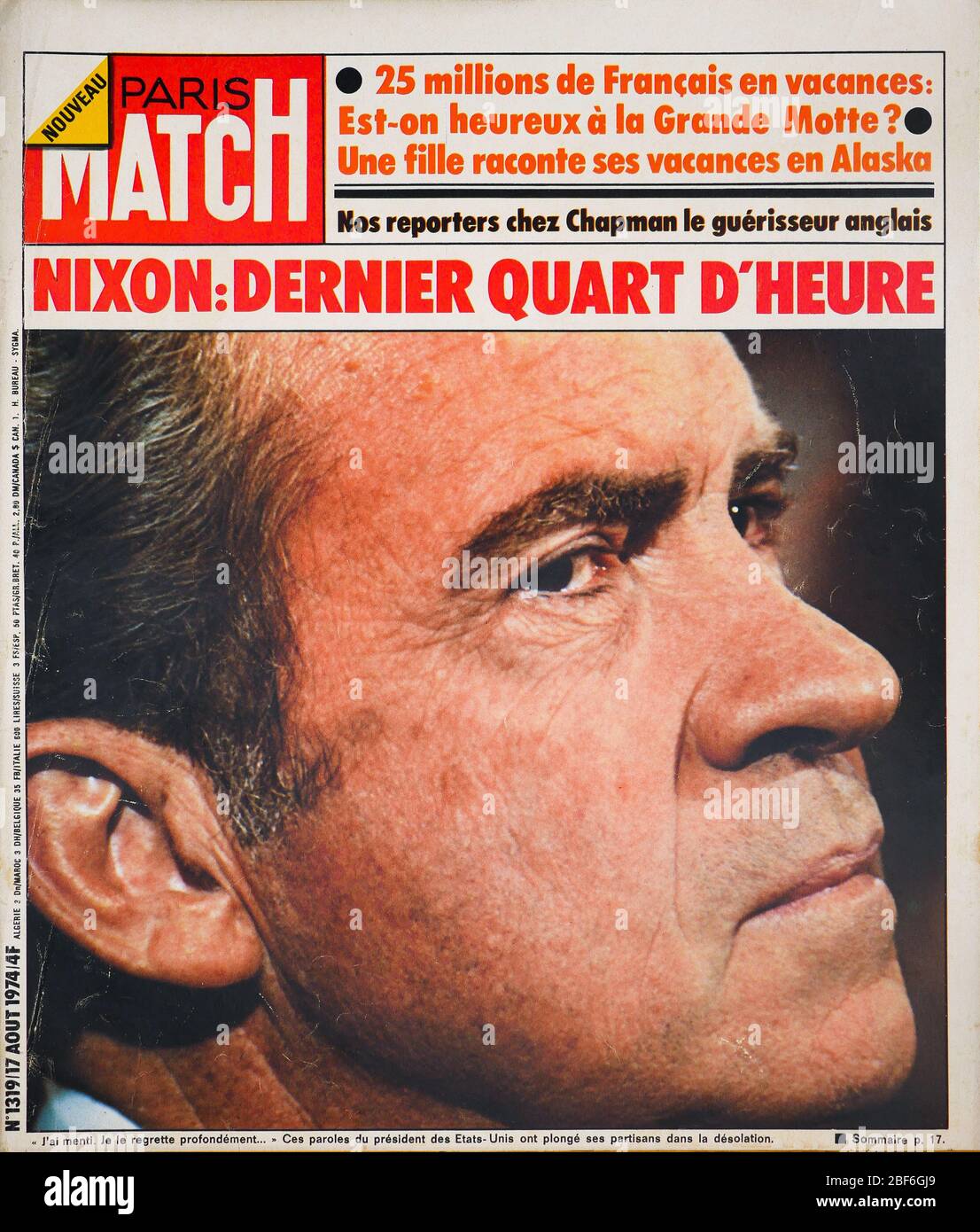 1974 magazine cover hi-res stock photography and images - Alamy