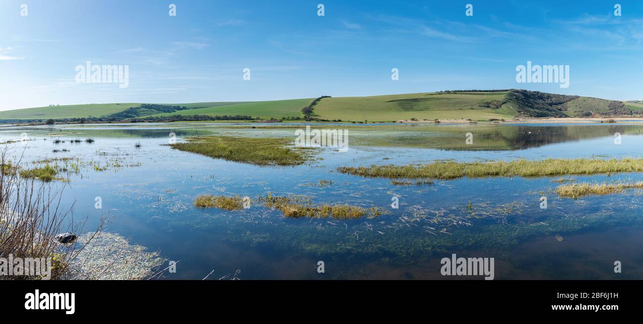 View of Cuckmere river, Sussex Stock Photo - Alamy
