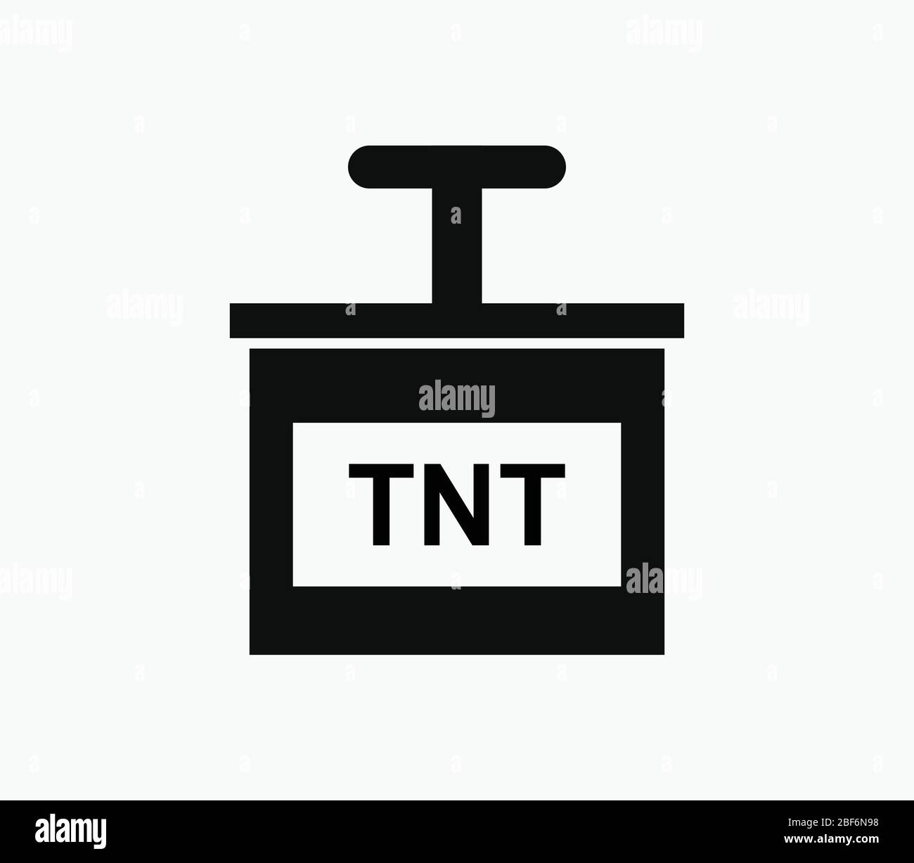 TNT icon illustrated in vector on white background Stock Vector Image ...