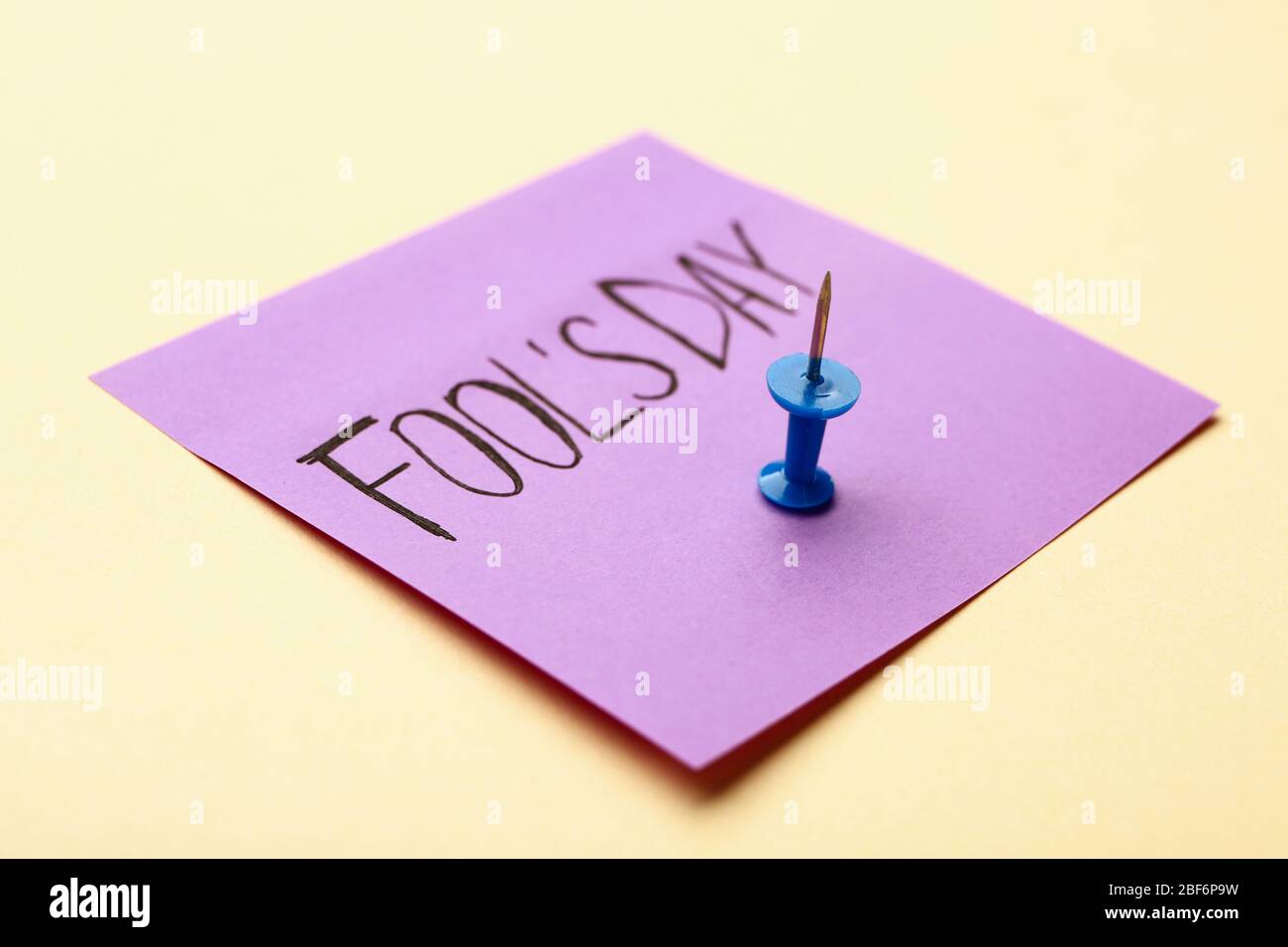 Text fools day paper hi-res stock photography and images - Alamy