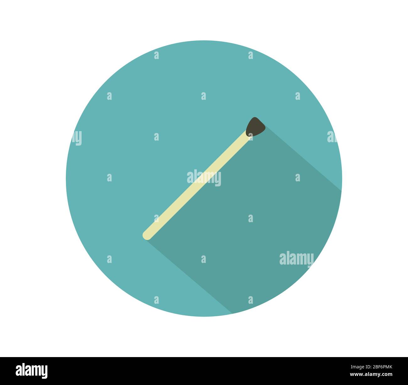 match icon illustrated in vector on white background Stock Vector Image ...