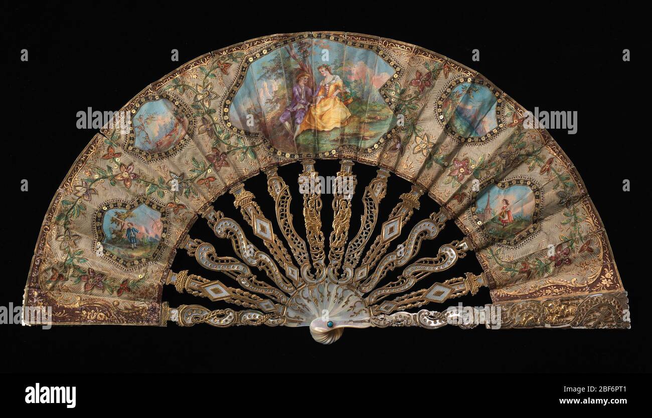 French fan hi-res stock photography and images - Alamy