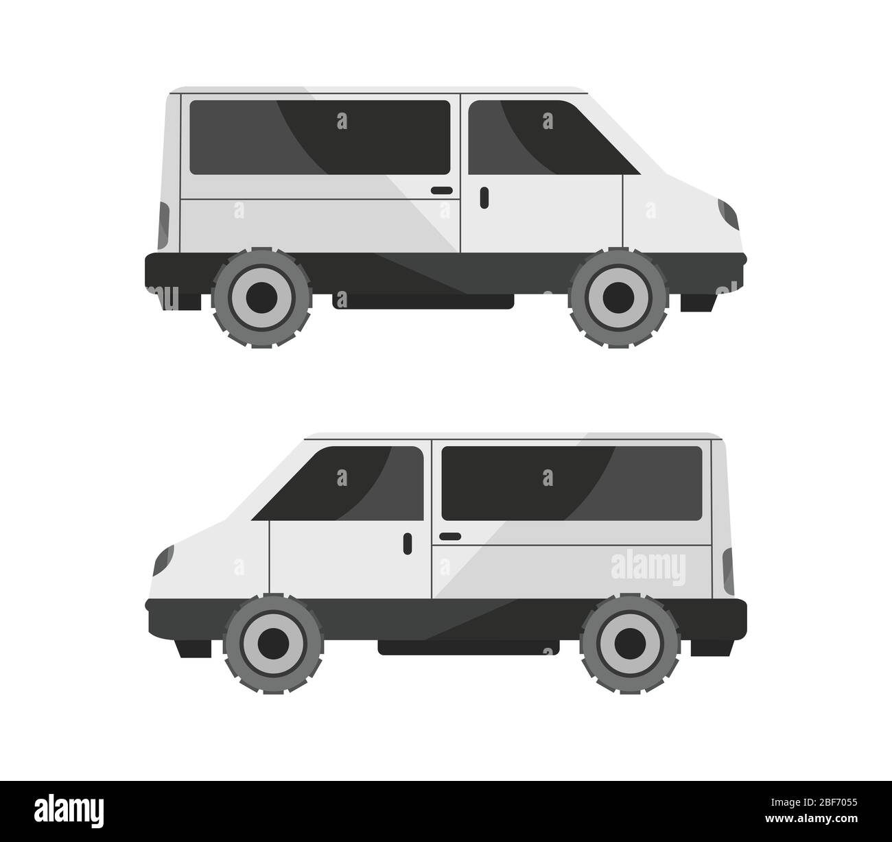 van icon illustrated in vector on white background Stock Vector Image ...