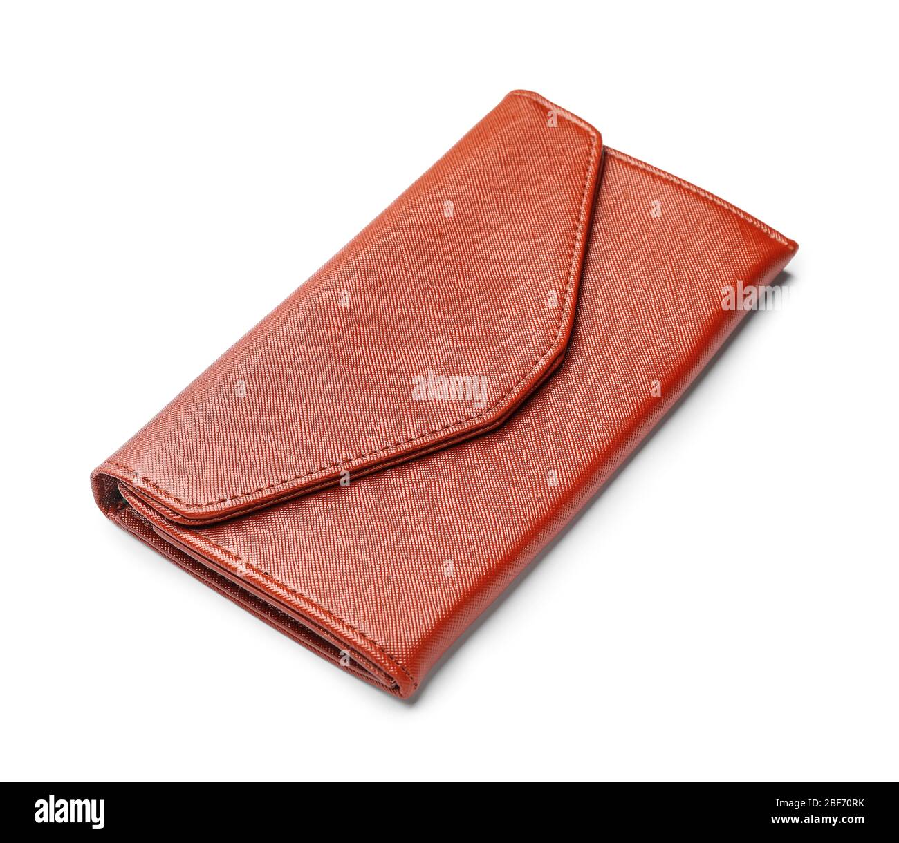 Stylish wallet on white background Stock Photo - Alamy