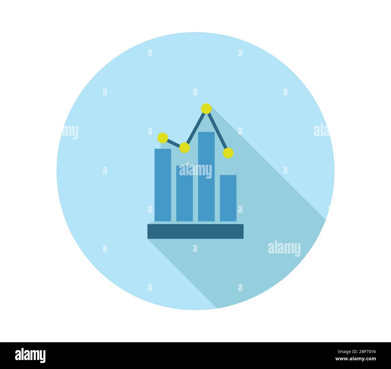 analytic icon illustrated in vector on white background Stock Vector ...