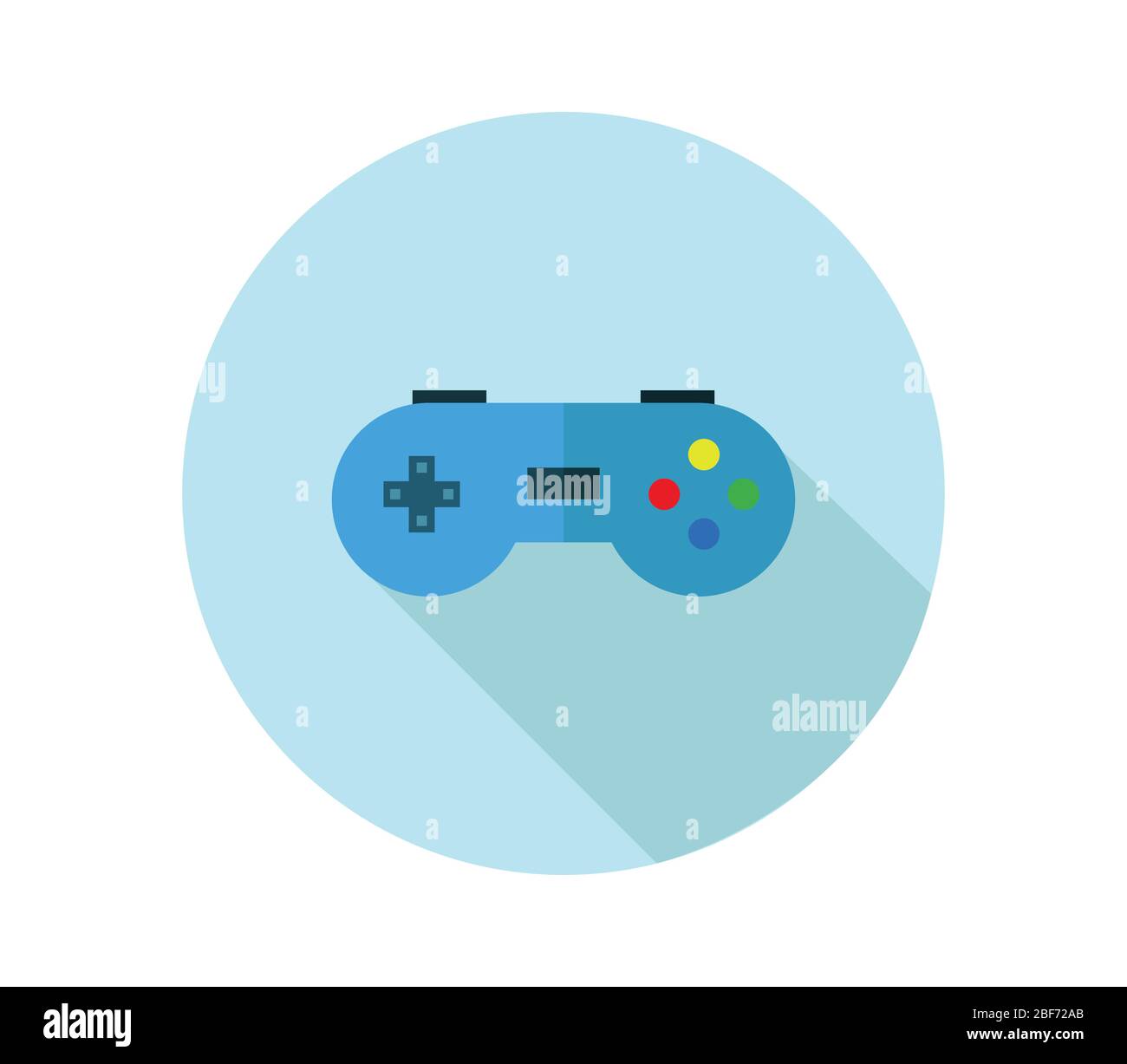 joystick icon illustrated in vector on white background Stock Vector ...