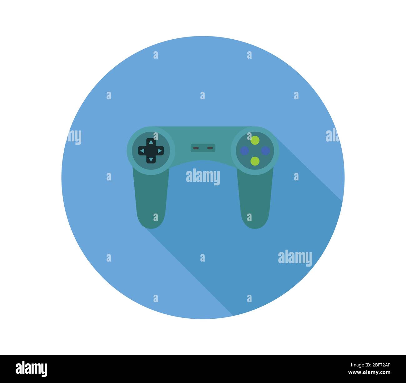 joystick icon illustrated in vector on white background Stock Vector ...
