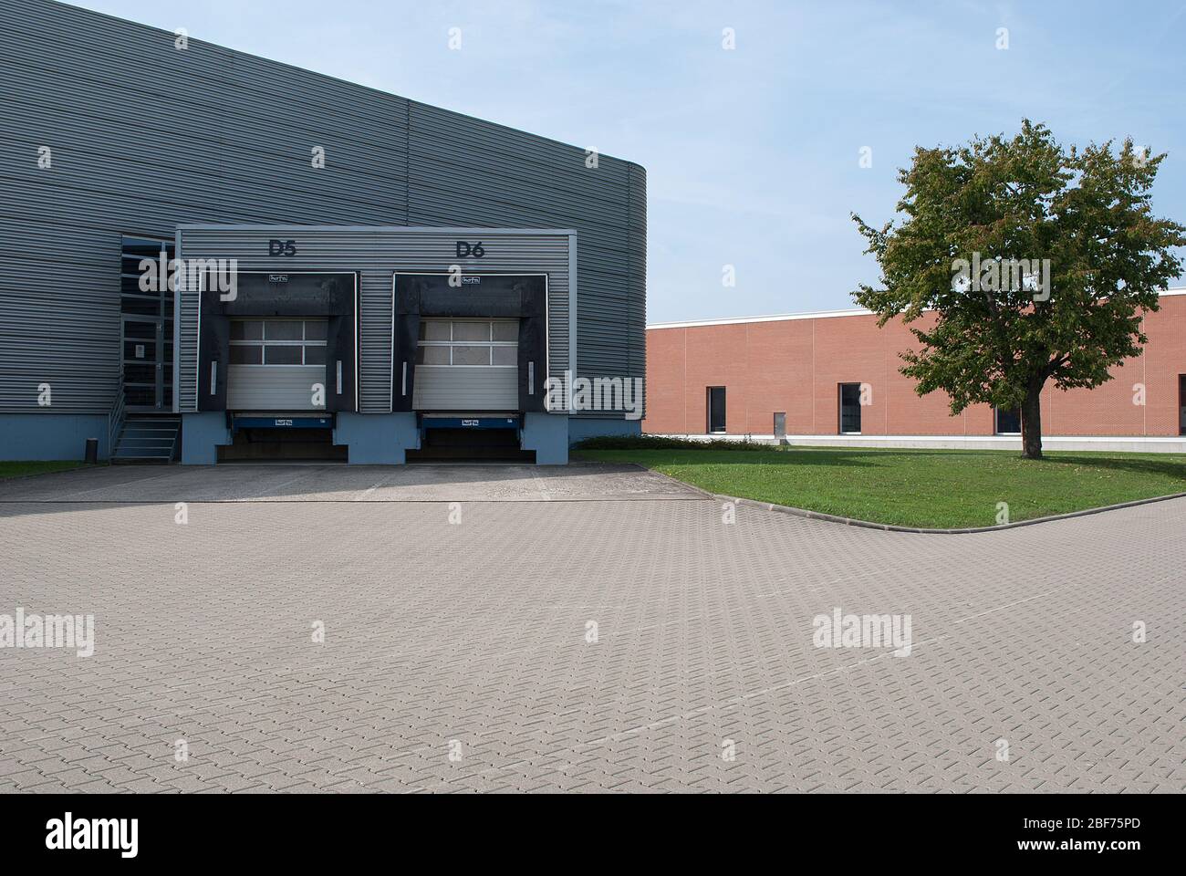 Factory Building Vitra Campus by Nicholas Grimshaw Stock Photo - Alamy