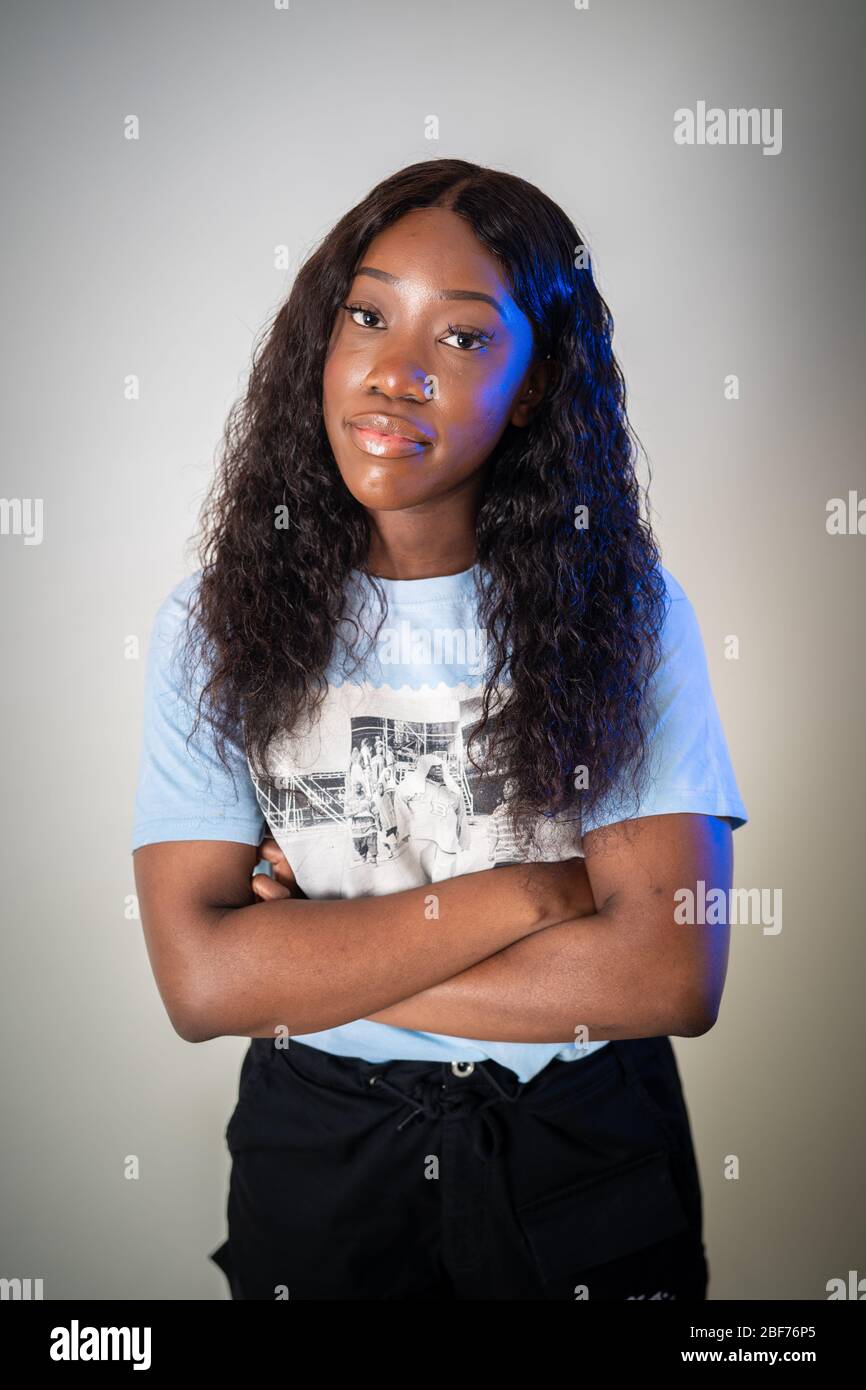 Fee Mak (real name Fiona Stephanie Makam Pitoula), a DJ and presenter ...