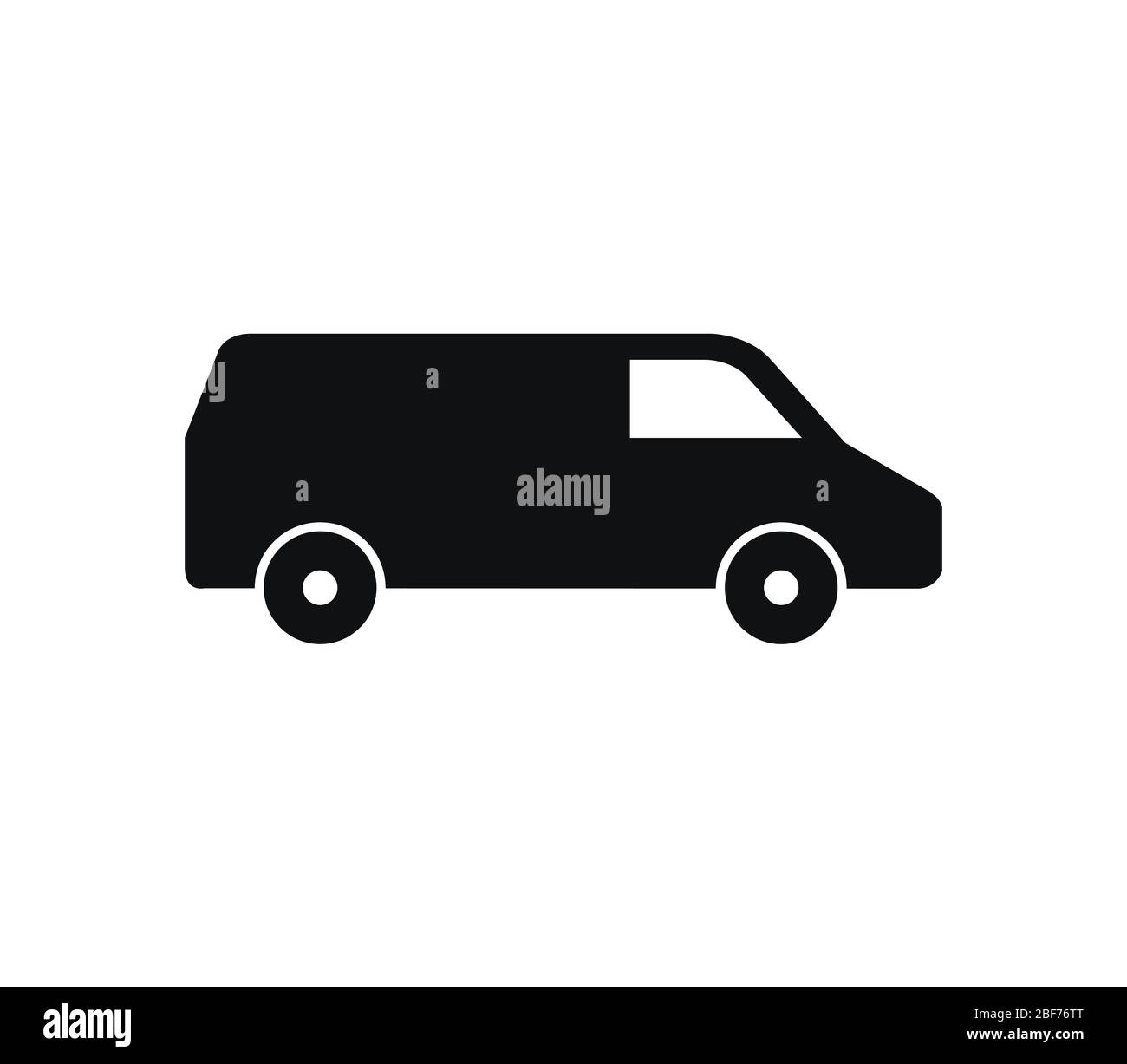 van icon illustrated in vector on white background Stock Vector Image ...