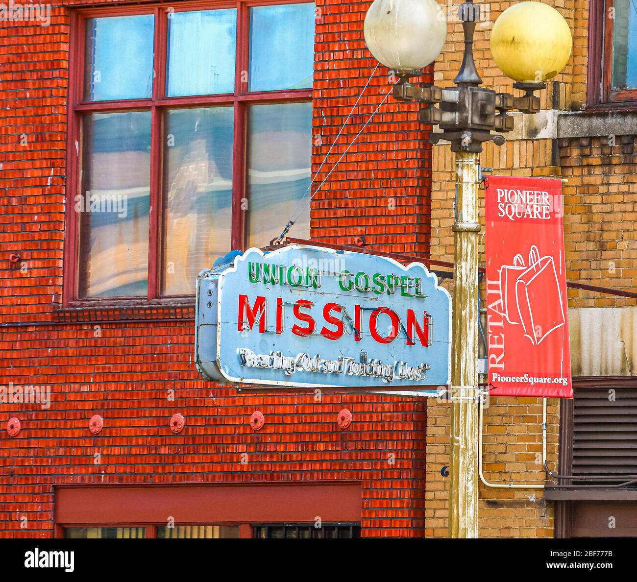 Union Mission Sign Stock Photo - Alamy