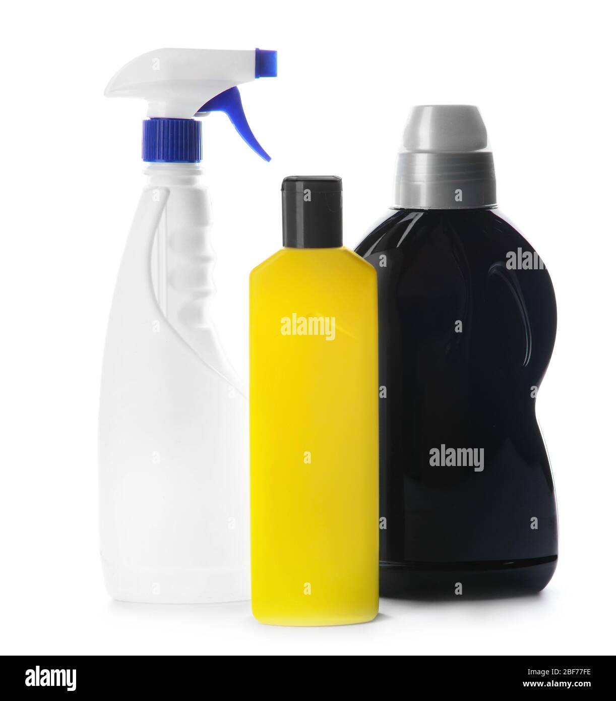 Liquid detergents cleaning supplies Cut Out Stock Images & Pictures - Alamy