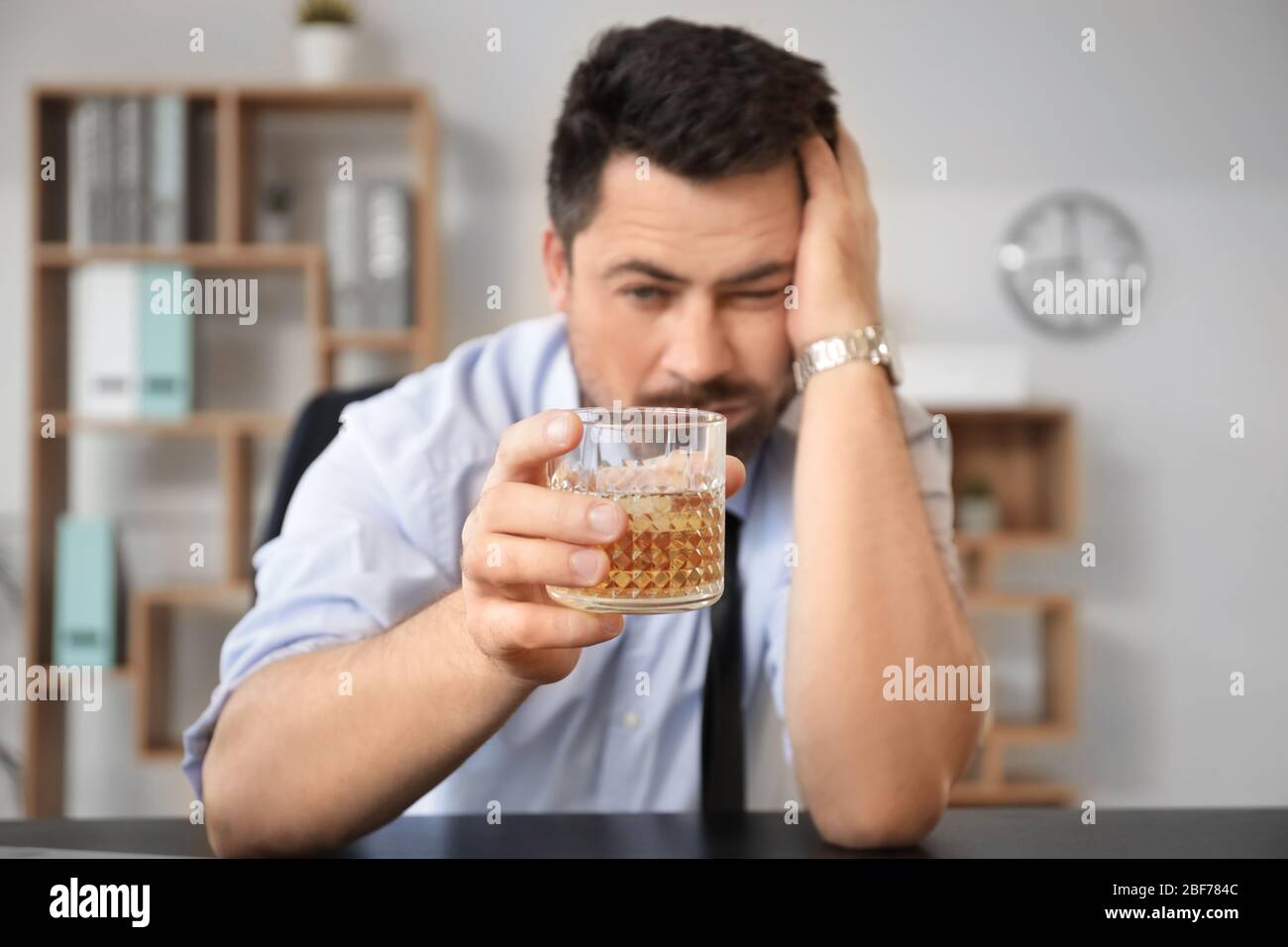 Businessman alcoholic spirits drunk hi-res stock photography and images ...