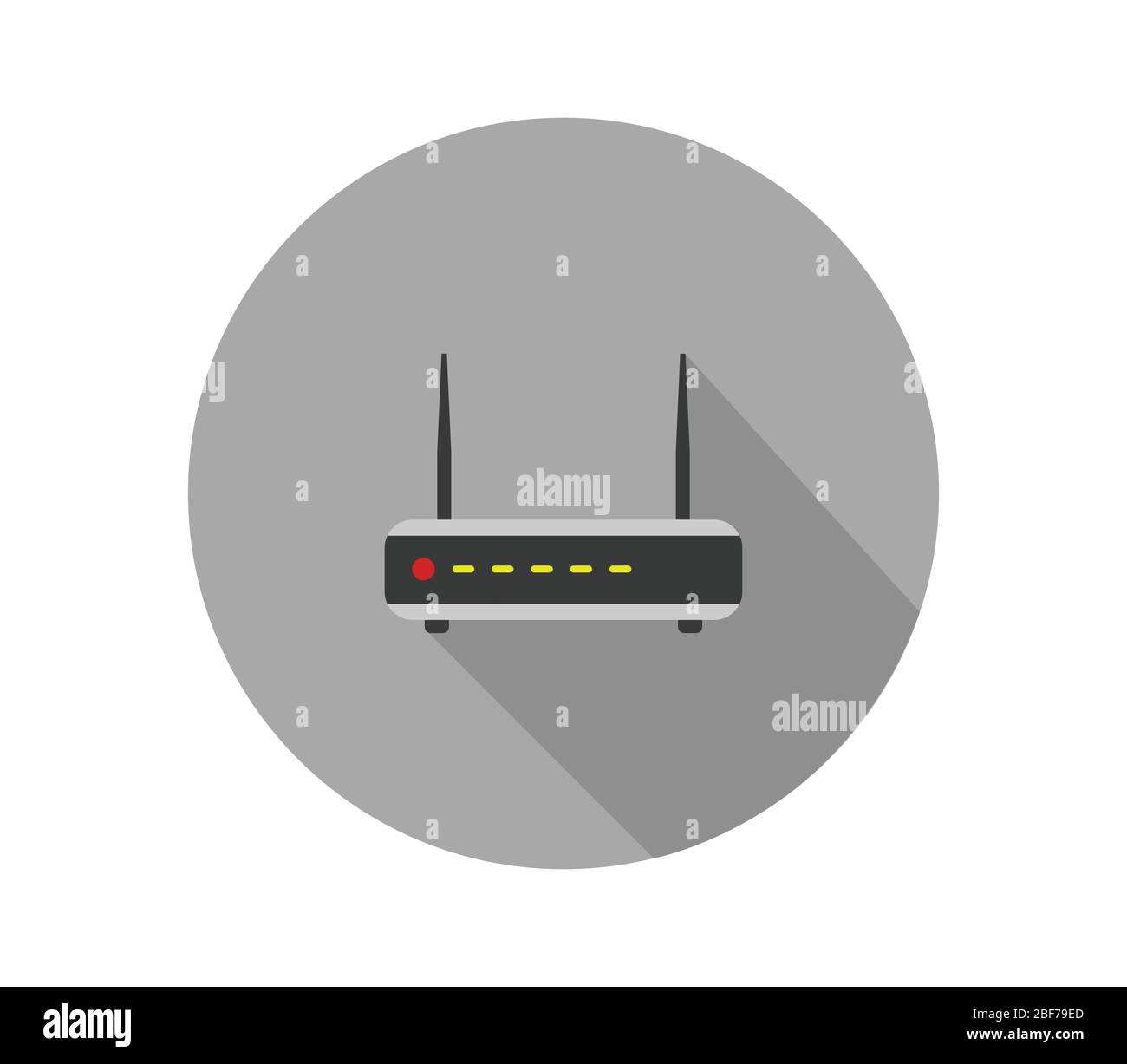 router icon illustrated in vector on white background Stock Vector ...
