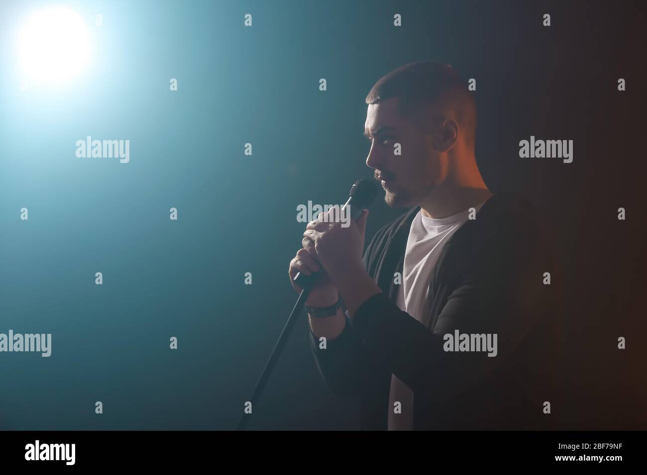 Male singer on hi-res stock photography and images - Alamy