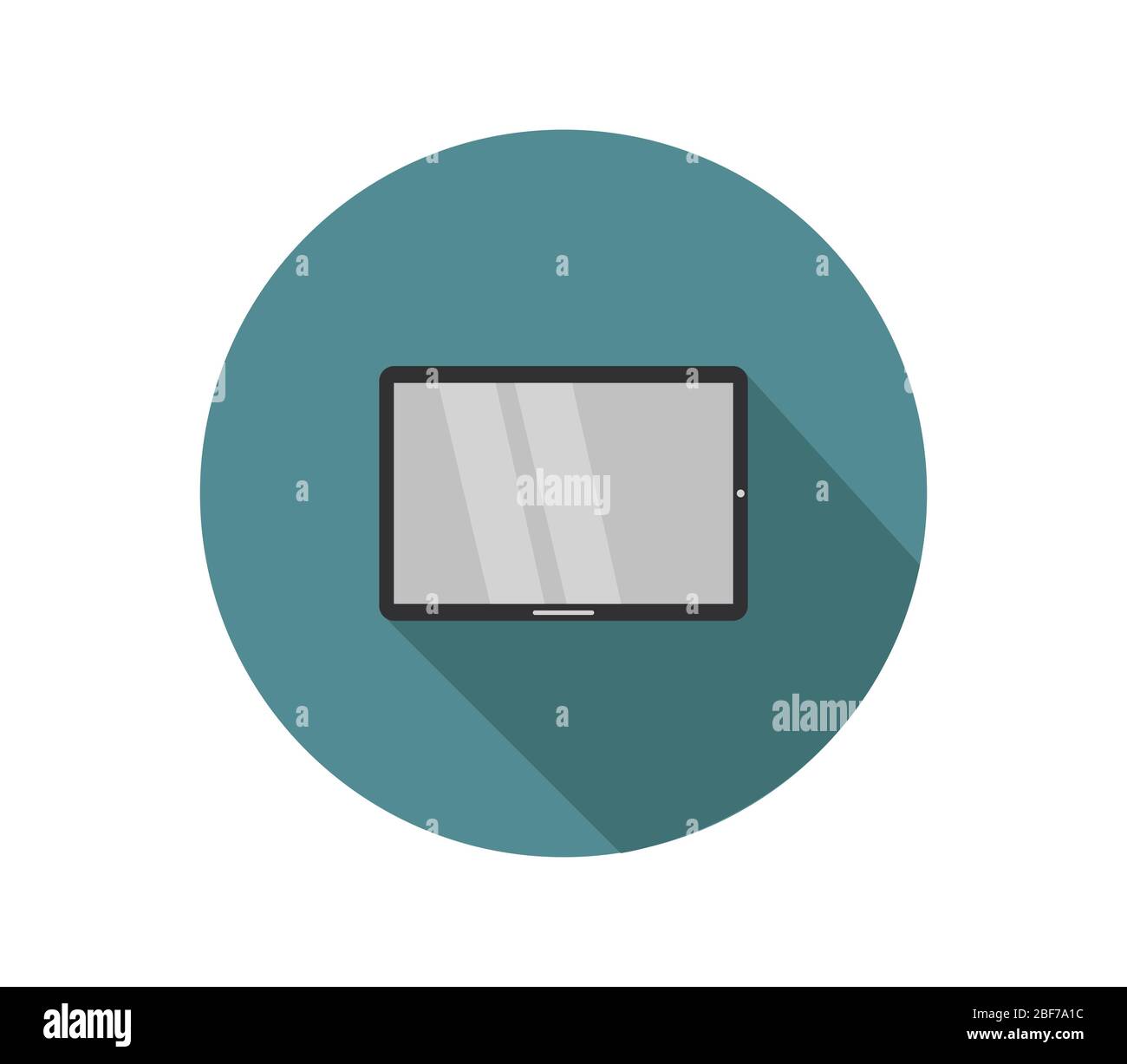 tablet icon illustrated in vector on white background Stock Vector ...