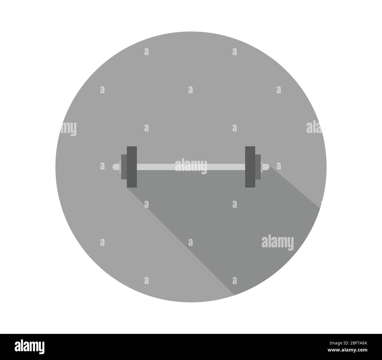 weights icon illustrated in vector on white background Stock Vector ...