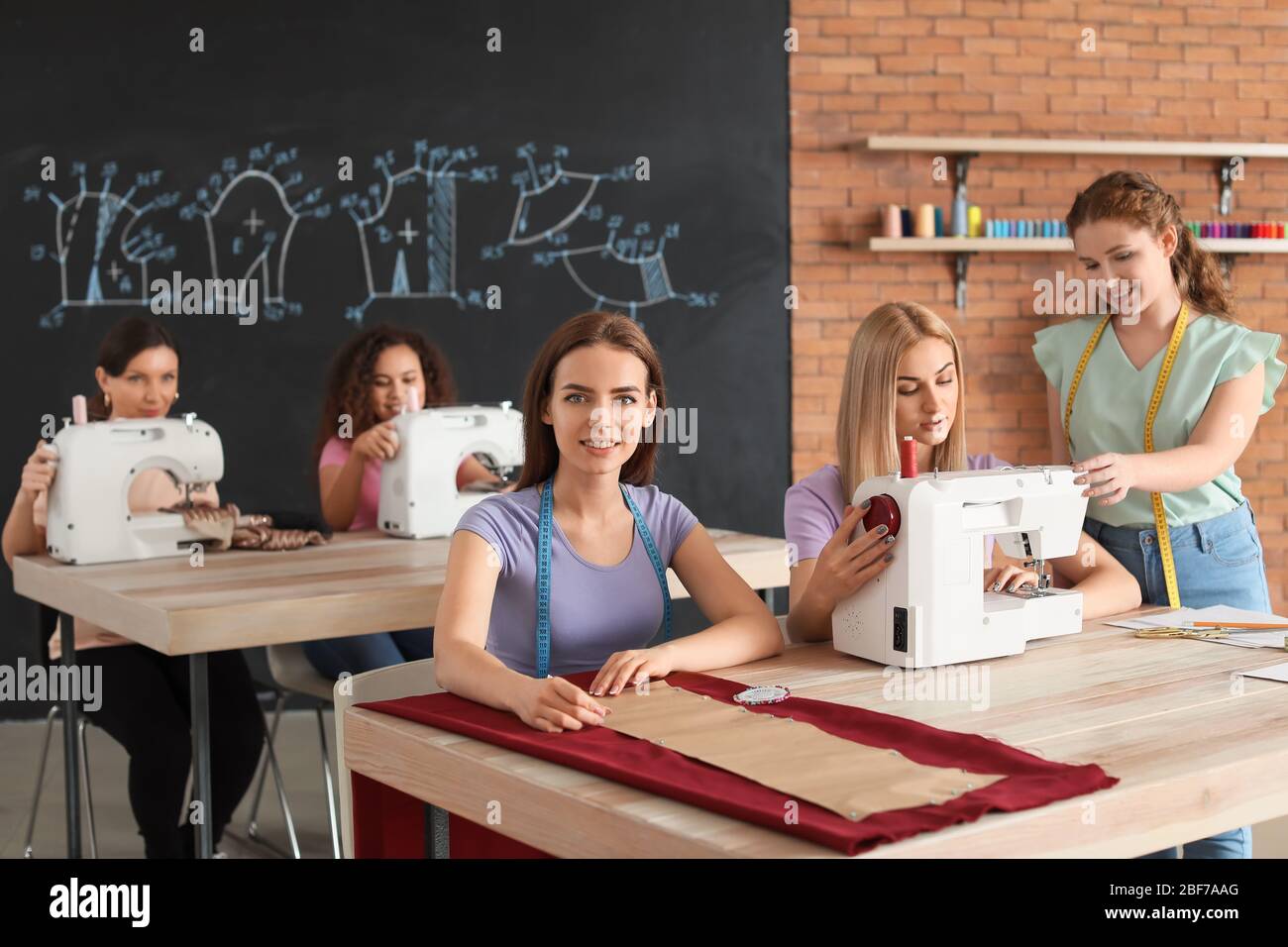 Women with craft profession learning hi-res stock photography and ...