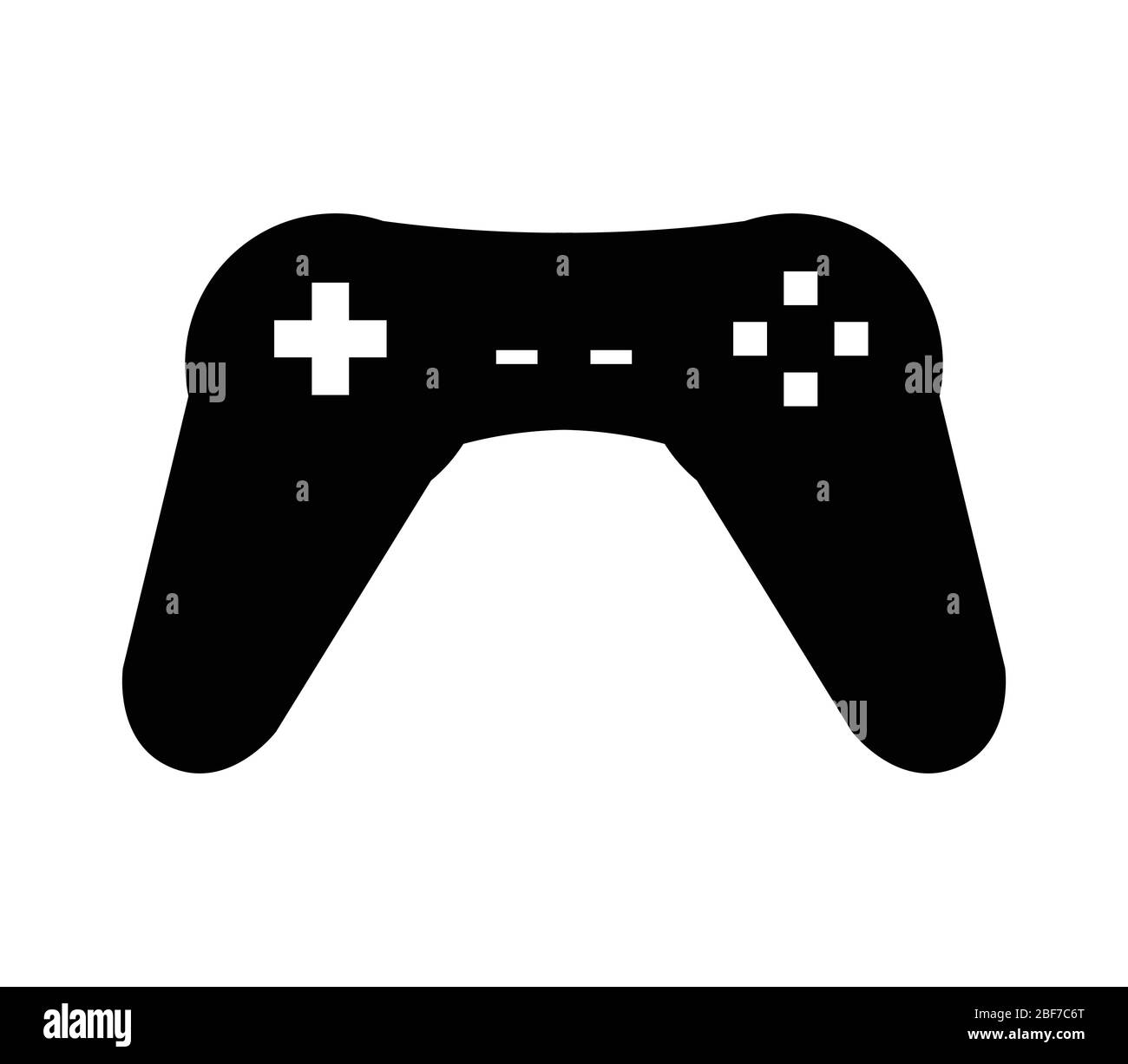 joystick icon illustrated in vector on white background Stock Vector ...