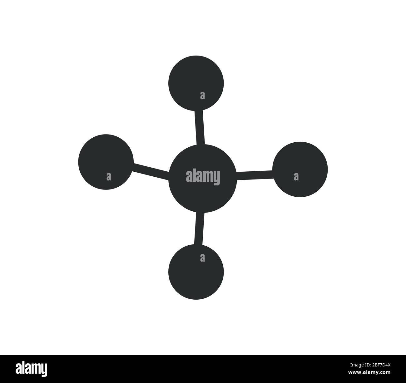 molecule icon illustrated in vector on white background Stock Vector ...