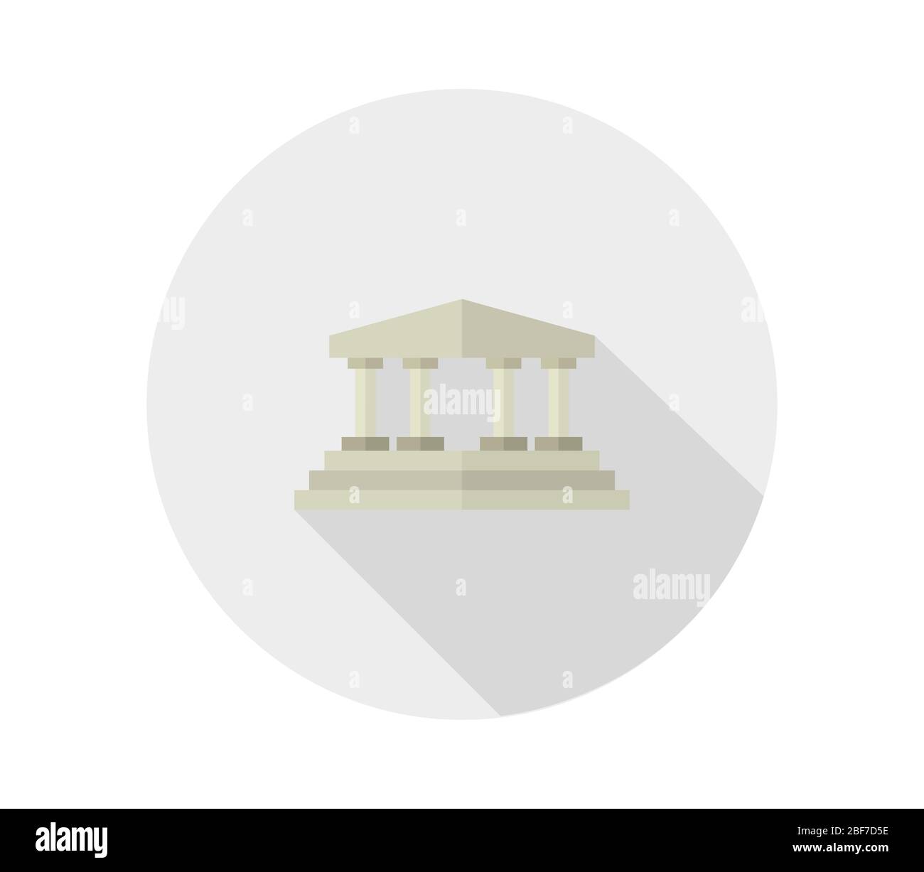 temple icon illustrated in vector on white background Stock Vector ...
