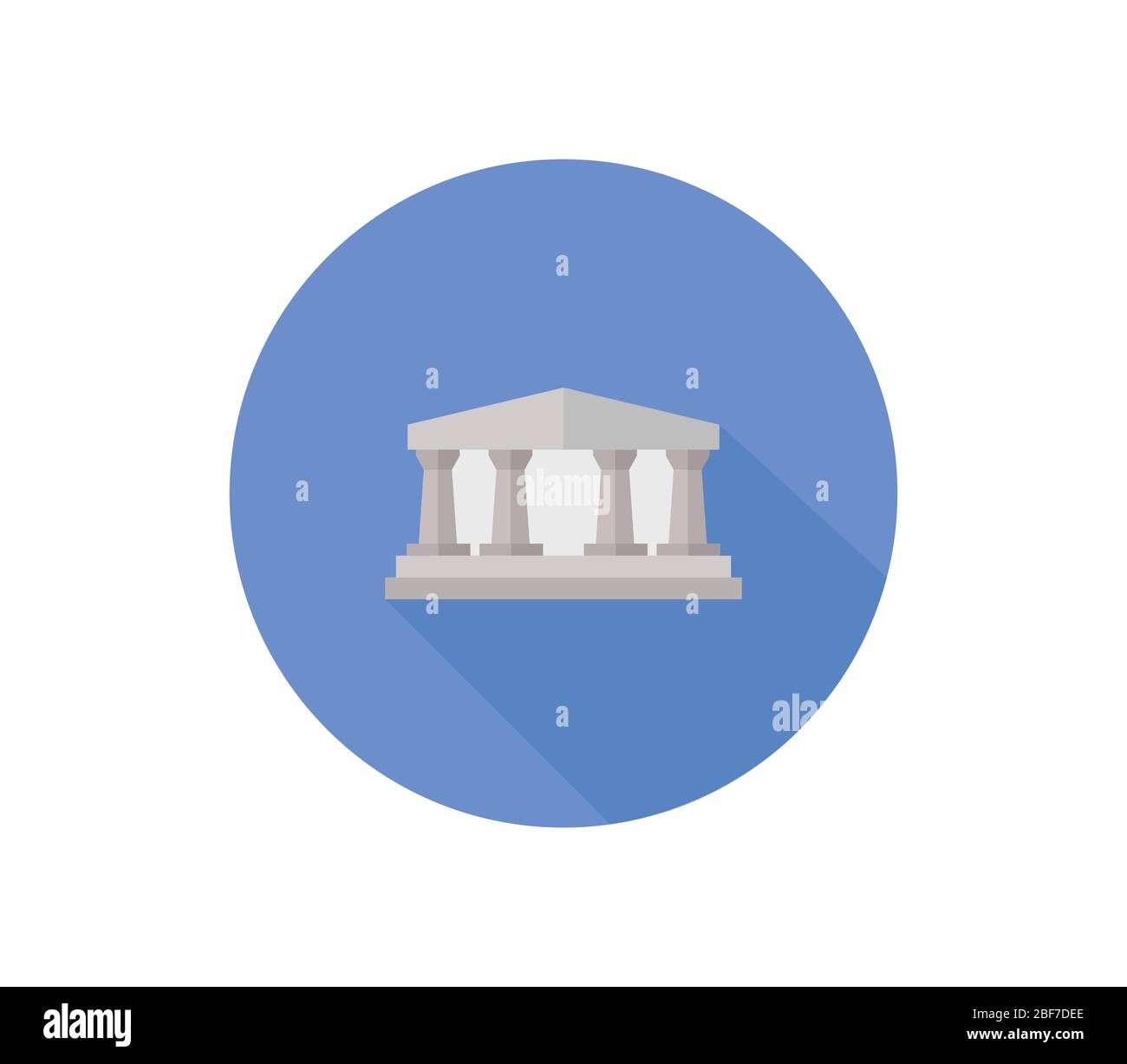 temple icon illustrated in vector on white background Stock Vector ...