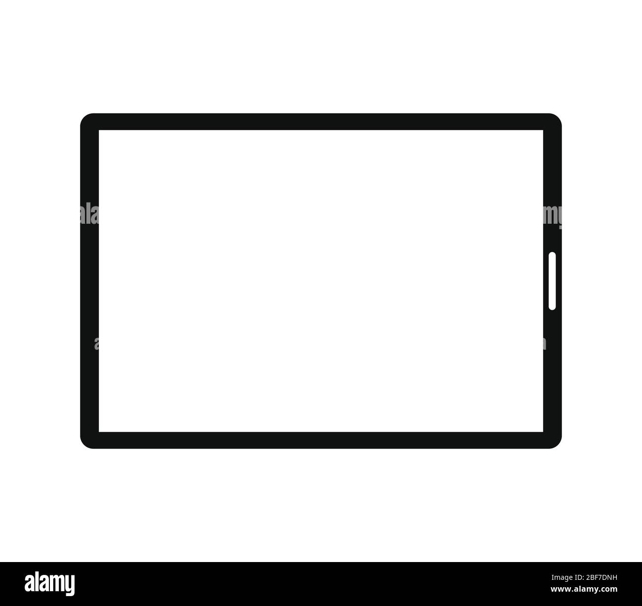 tablet icon illustrated in vector on white background Stock Vector ...