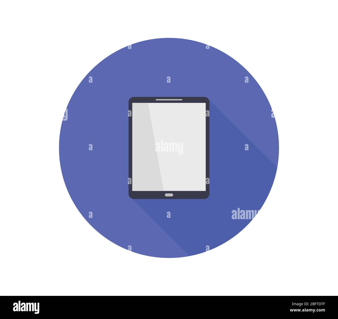 tablet icon illustrated in vector on white background Stock Vector ...