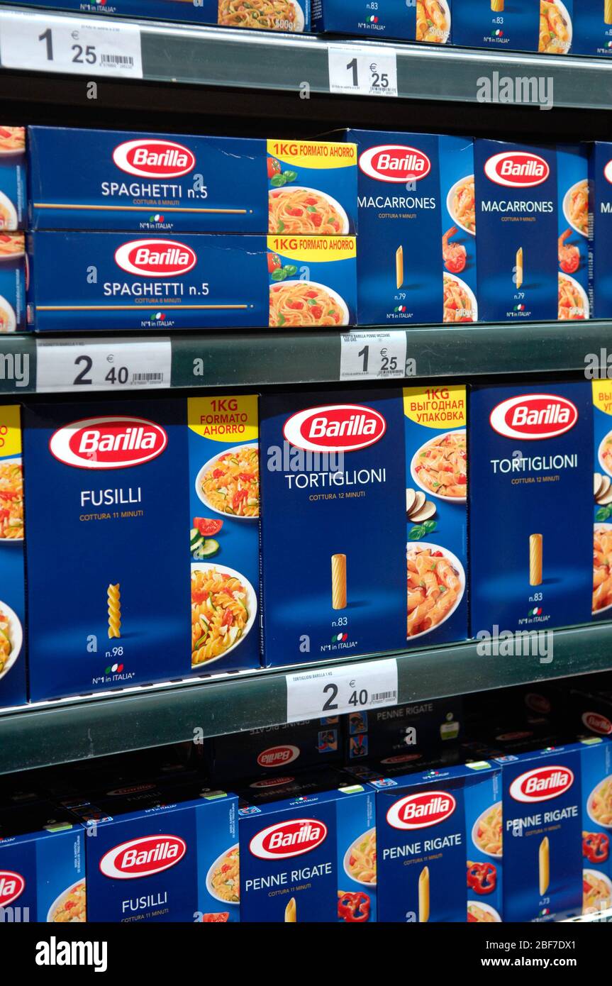 Barilla pasta hi-res stock photography and images - Alamy