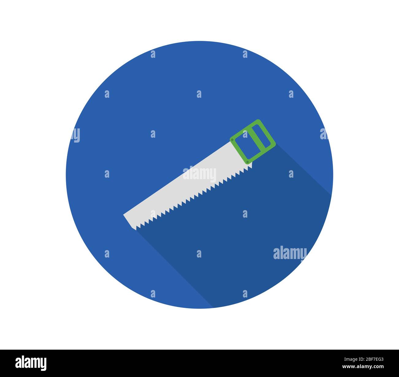 saw icon illustrated in vector on white background Stock Vector Image ...