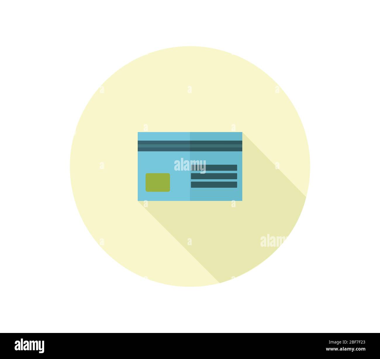 bank card icon illustrated in vector on white background Stock Vector ...