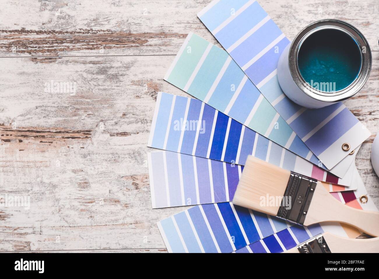 Color swatches paint brush hi-res stock photography and images - Alamy