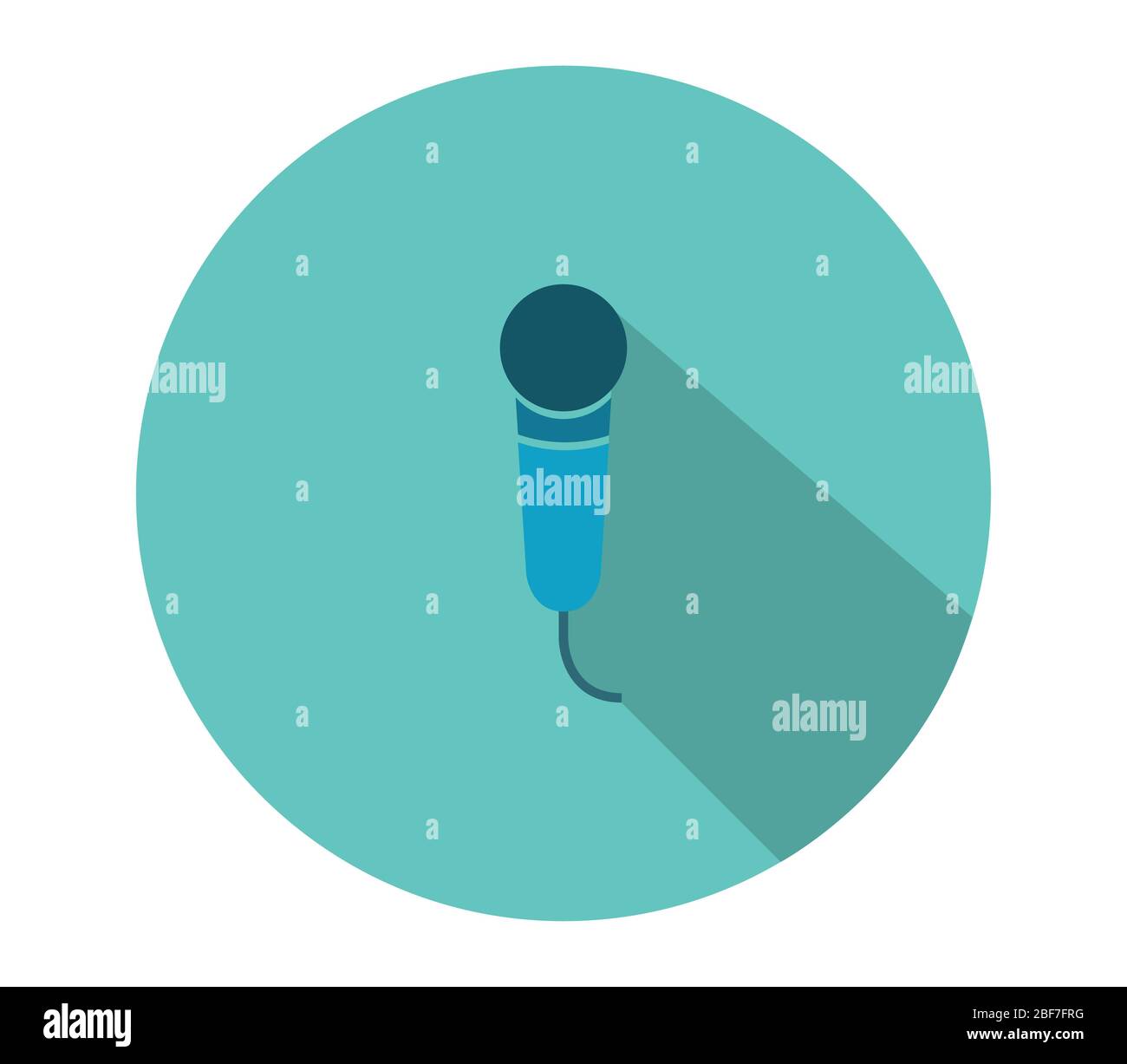 microphone icon illustrated in vector on white background Stock Vector ...